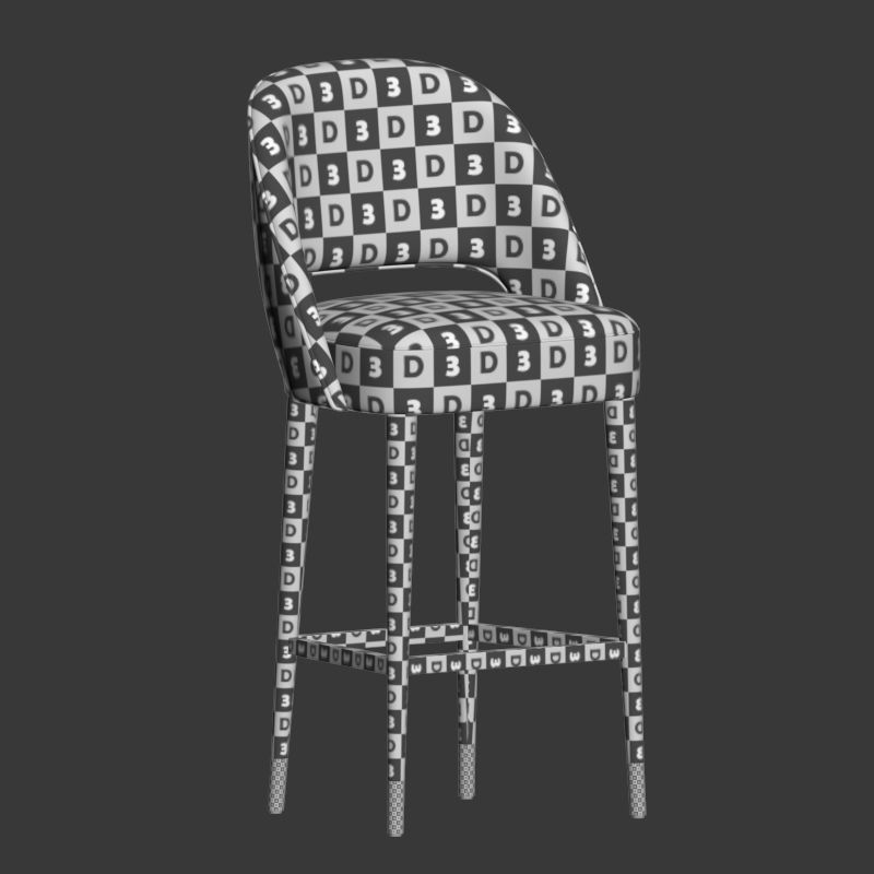 Ava Bar Stool Mambo 3D model | CGTrader