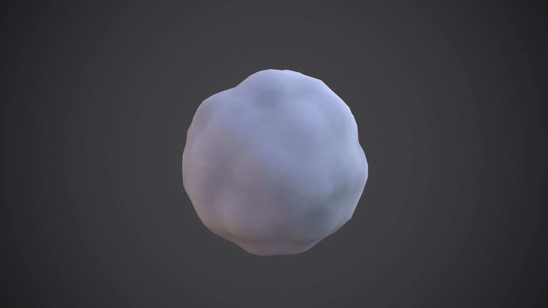 3D model Snowball ball VR / AR / low-poly | CGTrader