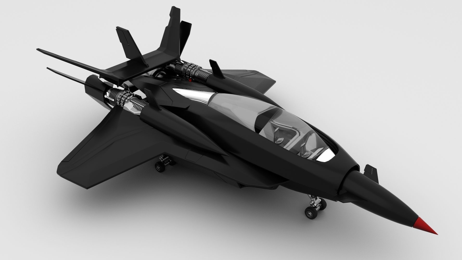 FX-100 Jet 3D model | CGTrader