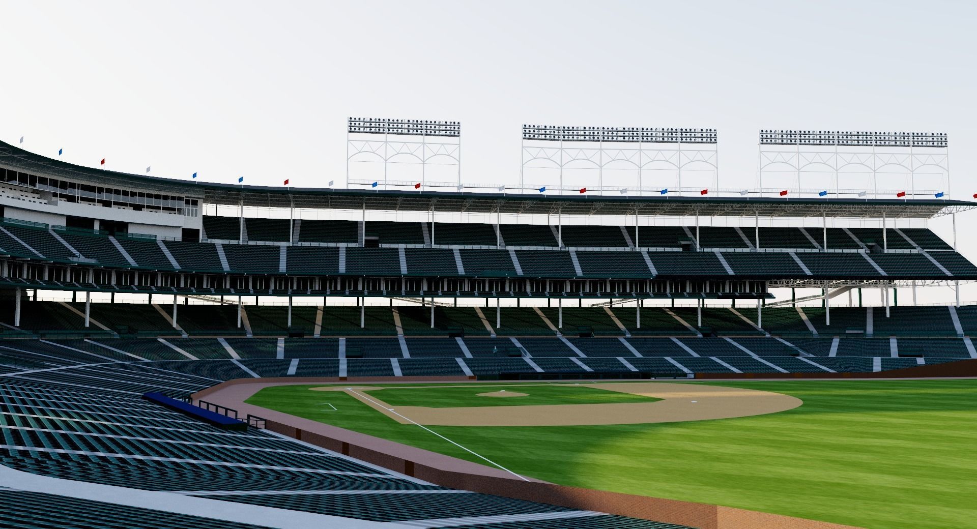 Wrigley Field - Chicago Cubs 3D model | CGTrader