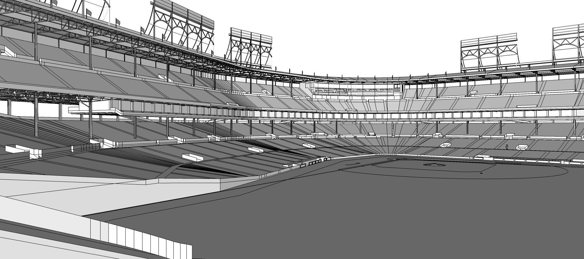 Wrigley Field - Chicago Cubs 3D model | CGTrader