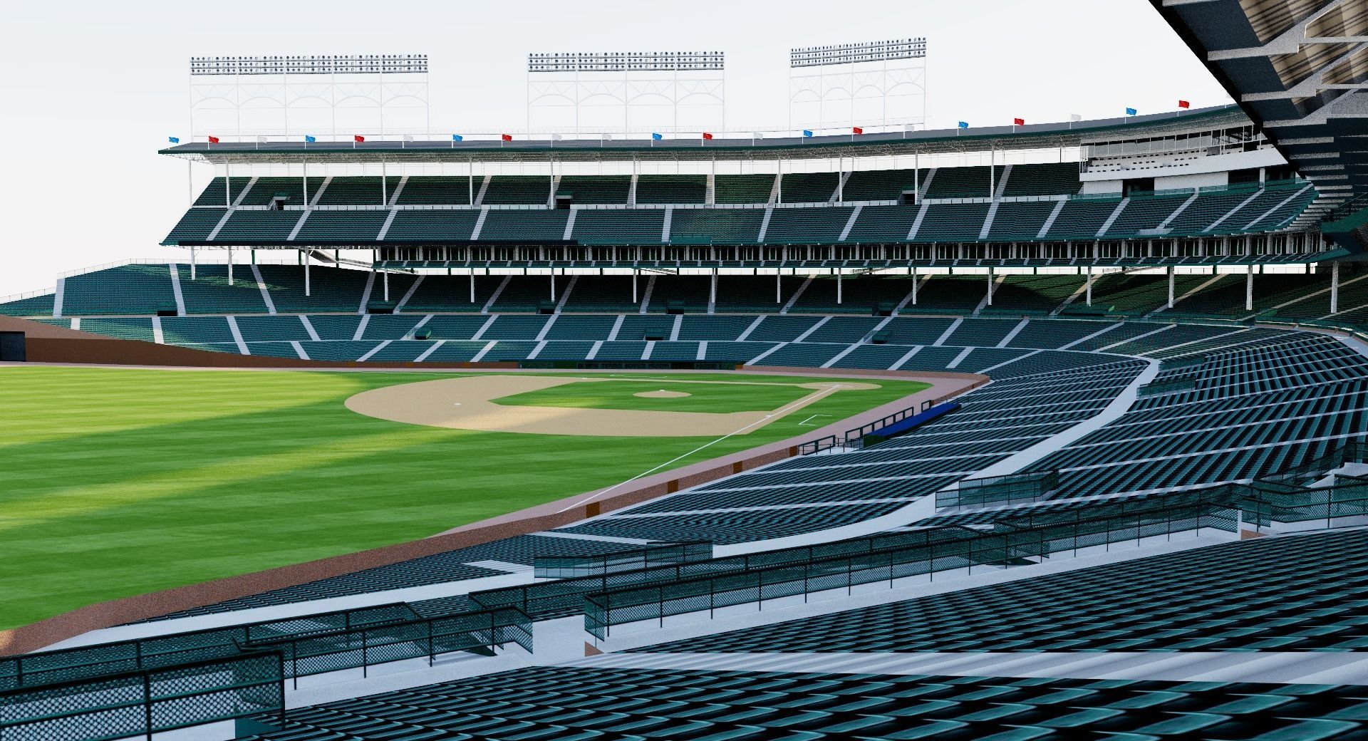 Wrigley Field - Chicago Cubs 3D model | CGTrader
