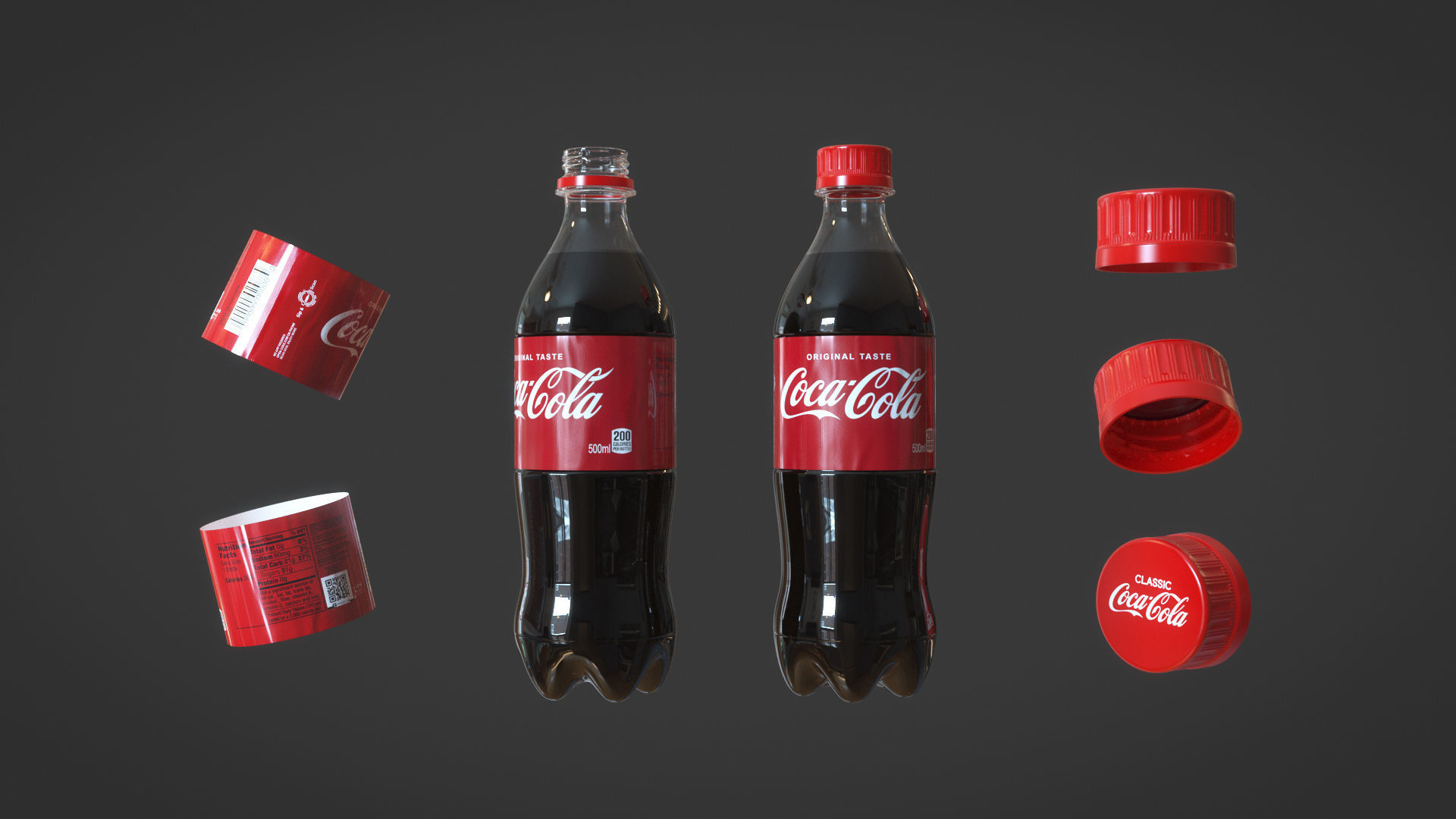 Coca Cola Bottle 3D model | CGTrader