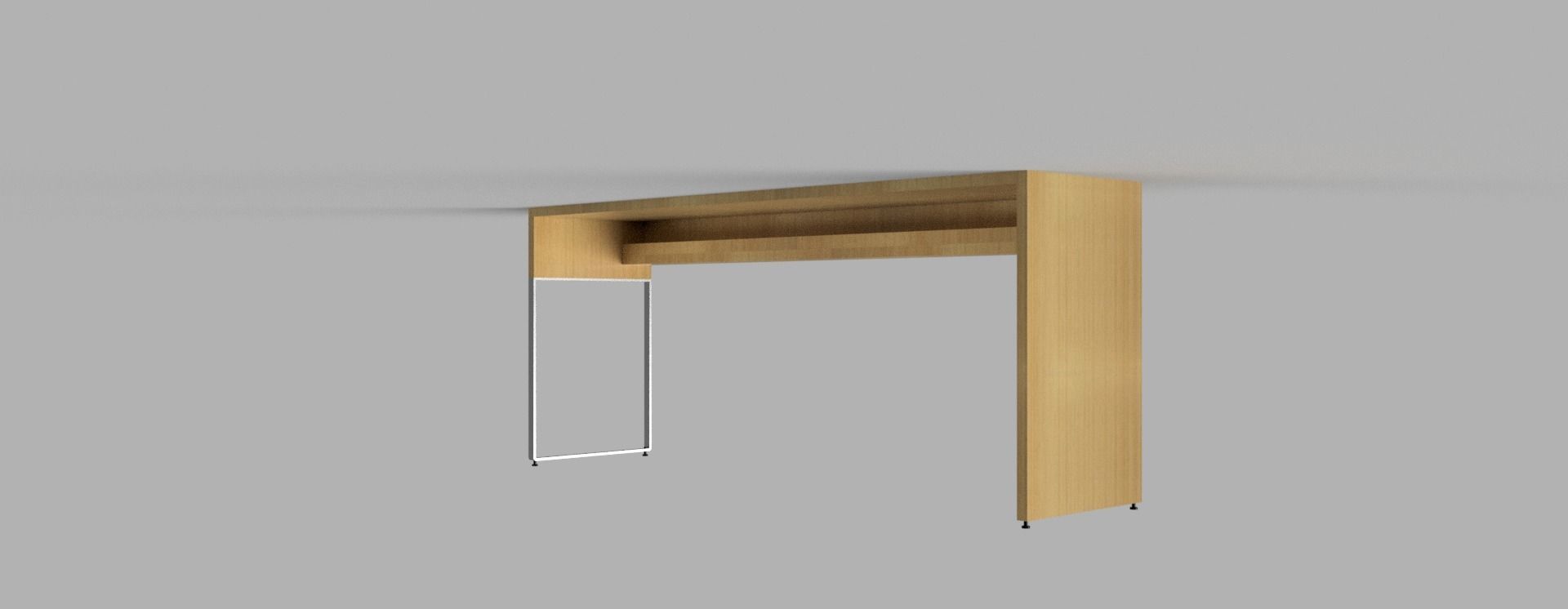 3D model of a computer Desk 3D model 3D printable | CGTrader