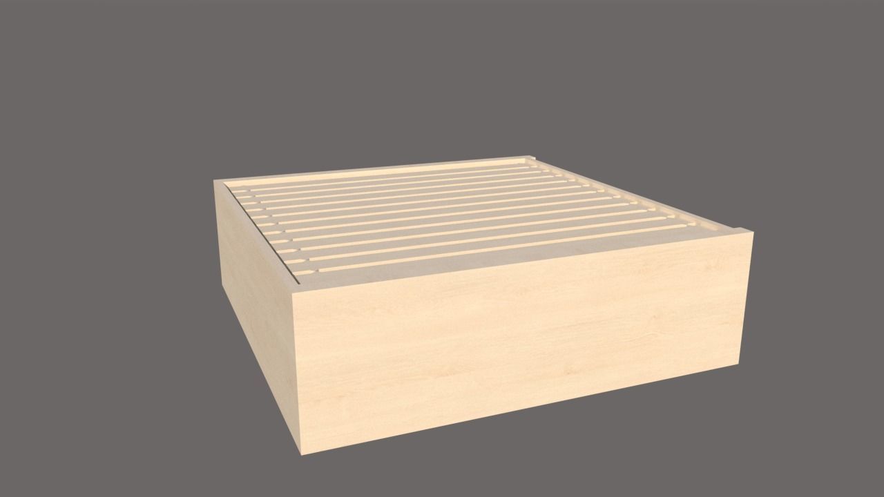 Beehive wooden box 3D model | CGTrader