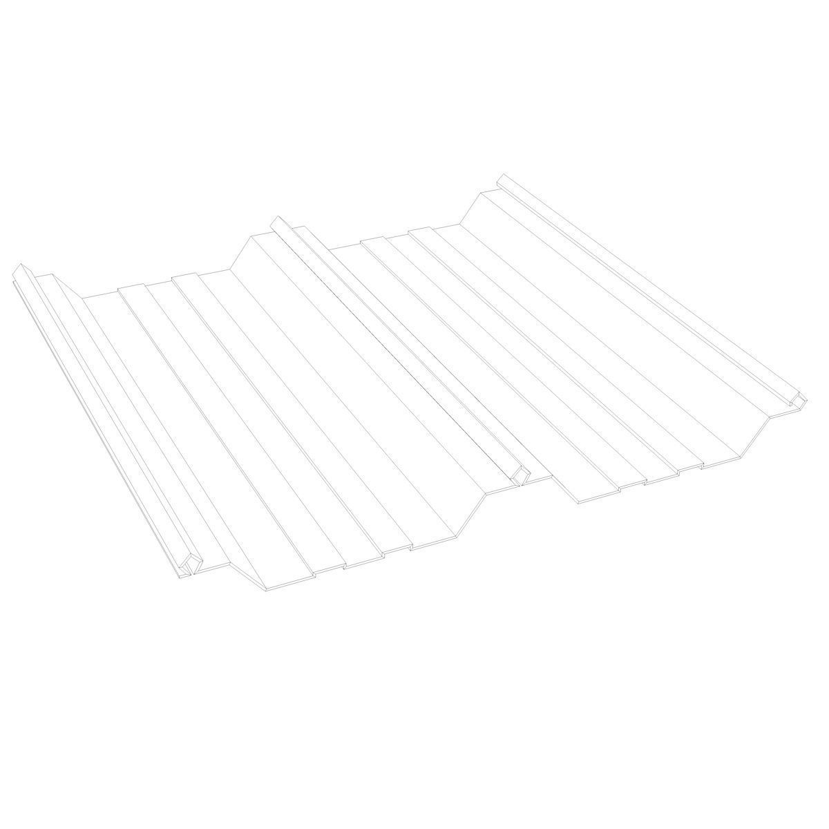 Metal Roof Sheet 3D model | CGTrader