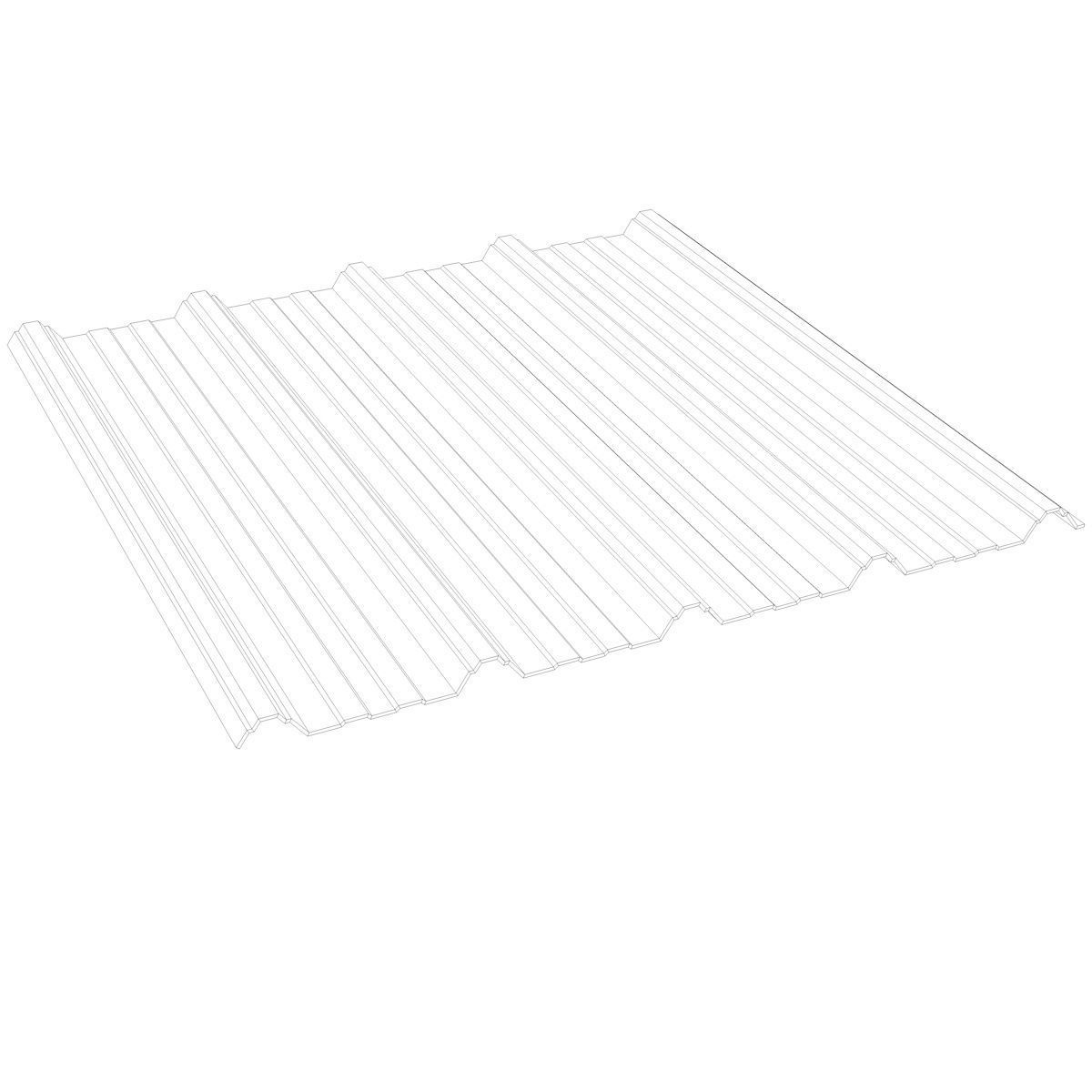 Metal Roof Sheet 3D model | CGTrader