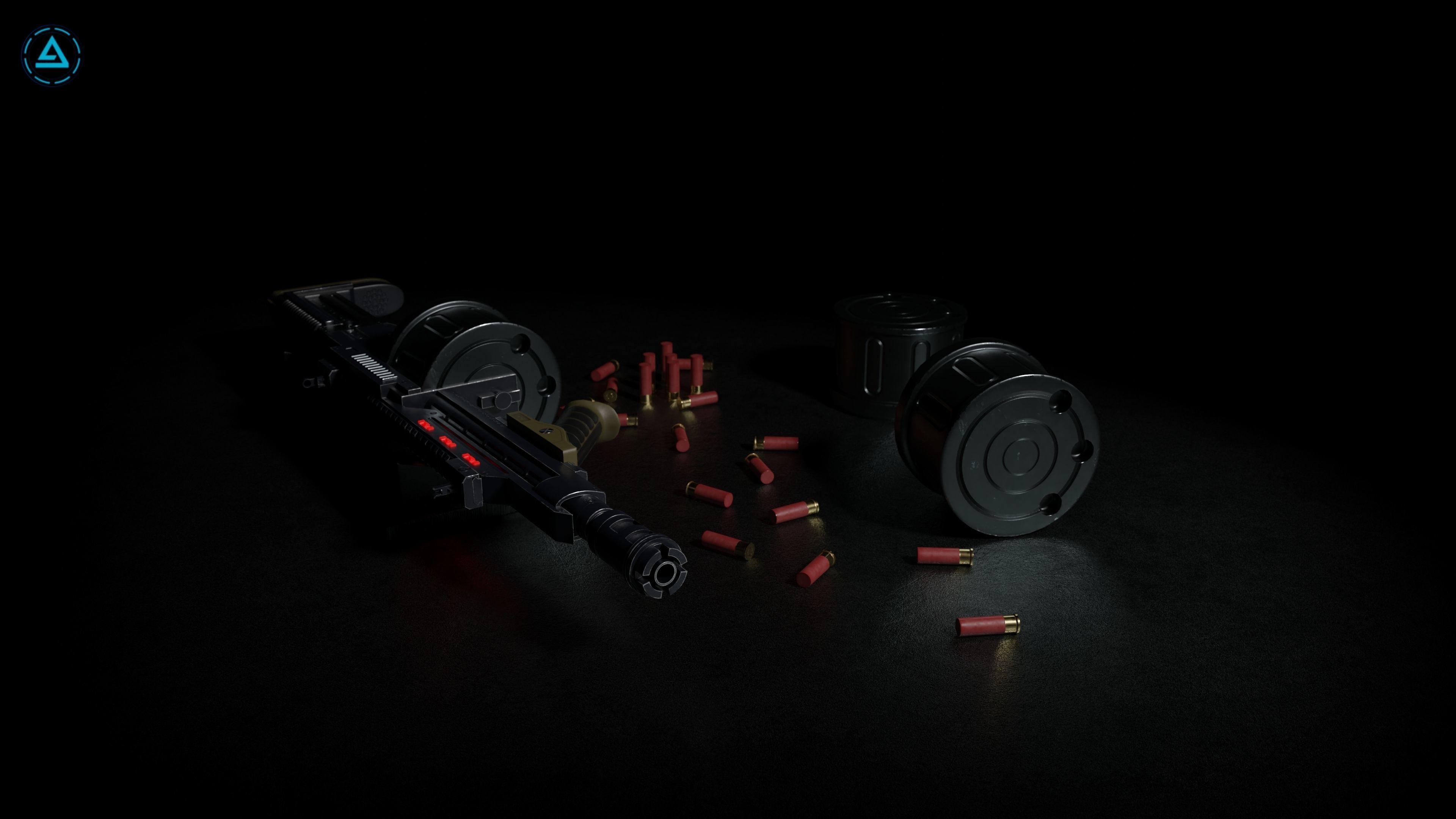 3D model Corpse Sweeper Semi-Automatic Shotgun VR / AR / low-poly | CGTrader