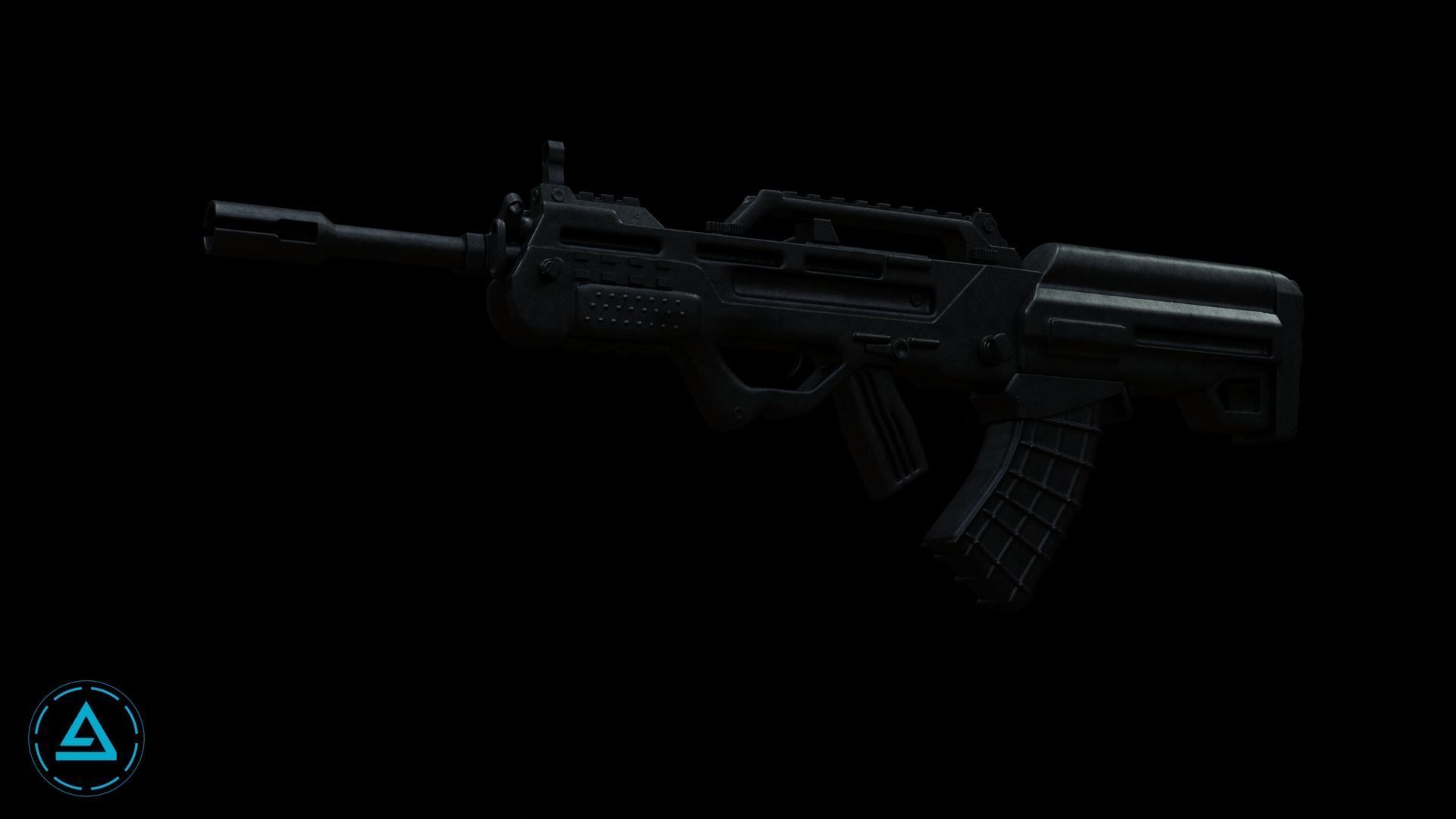 3D Type 25 Assault Rifle | CGTrader