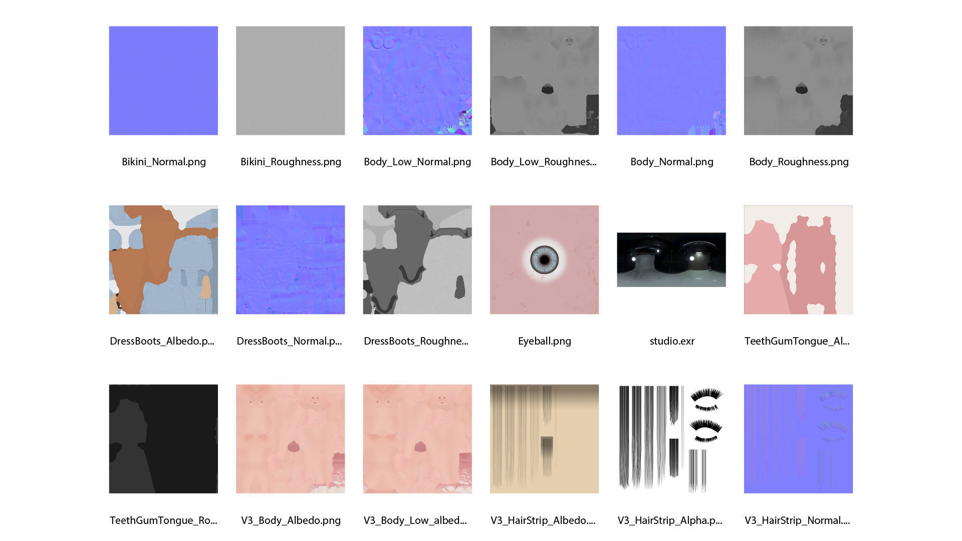 3D model Debbie - Female Character Base Mesh Version 3 VR / AR / low ...