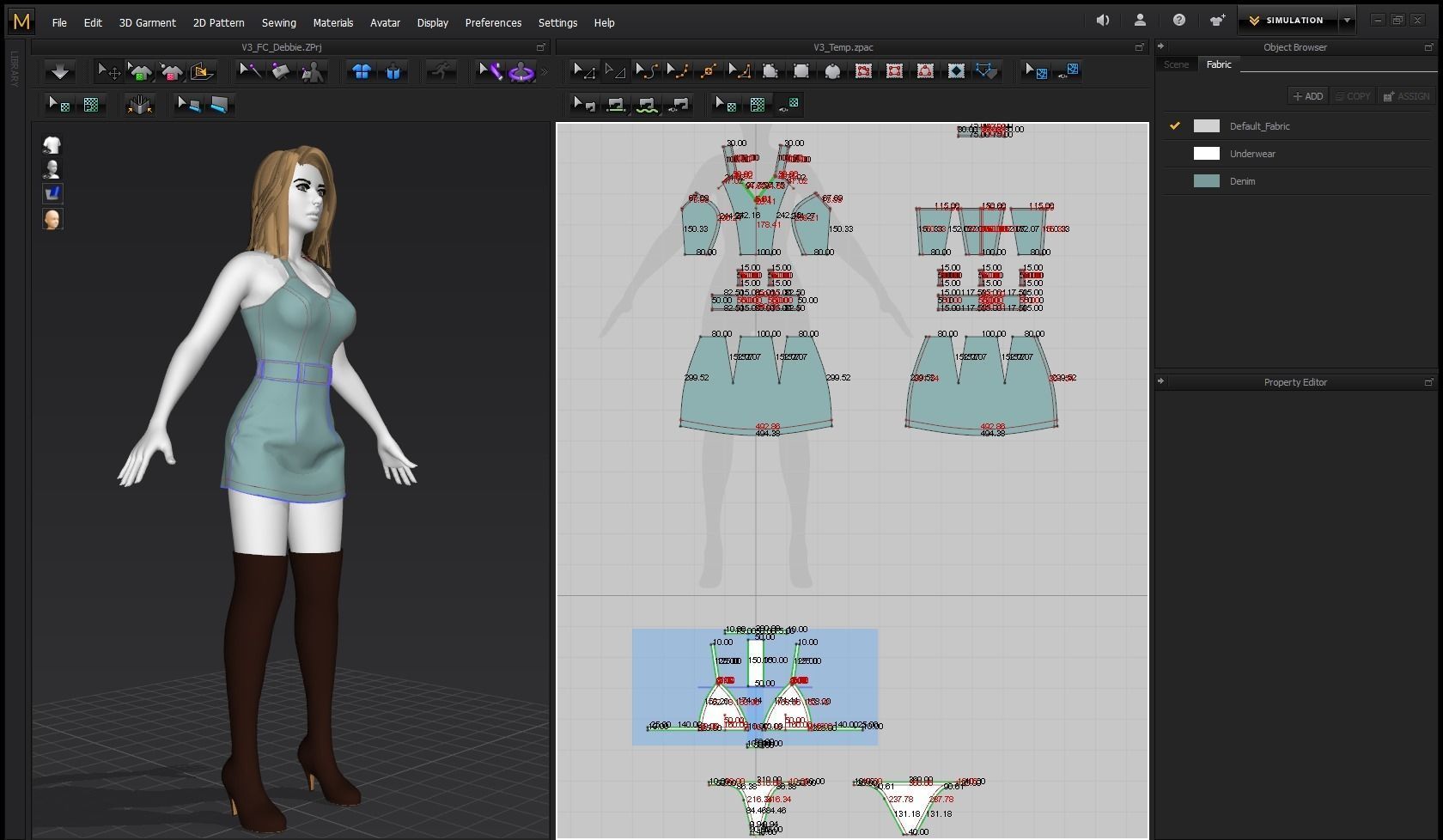 3D model Debbie - Female Character Base Mesh Version 3 VR / AR / low ...