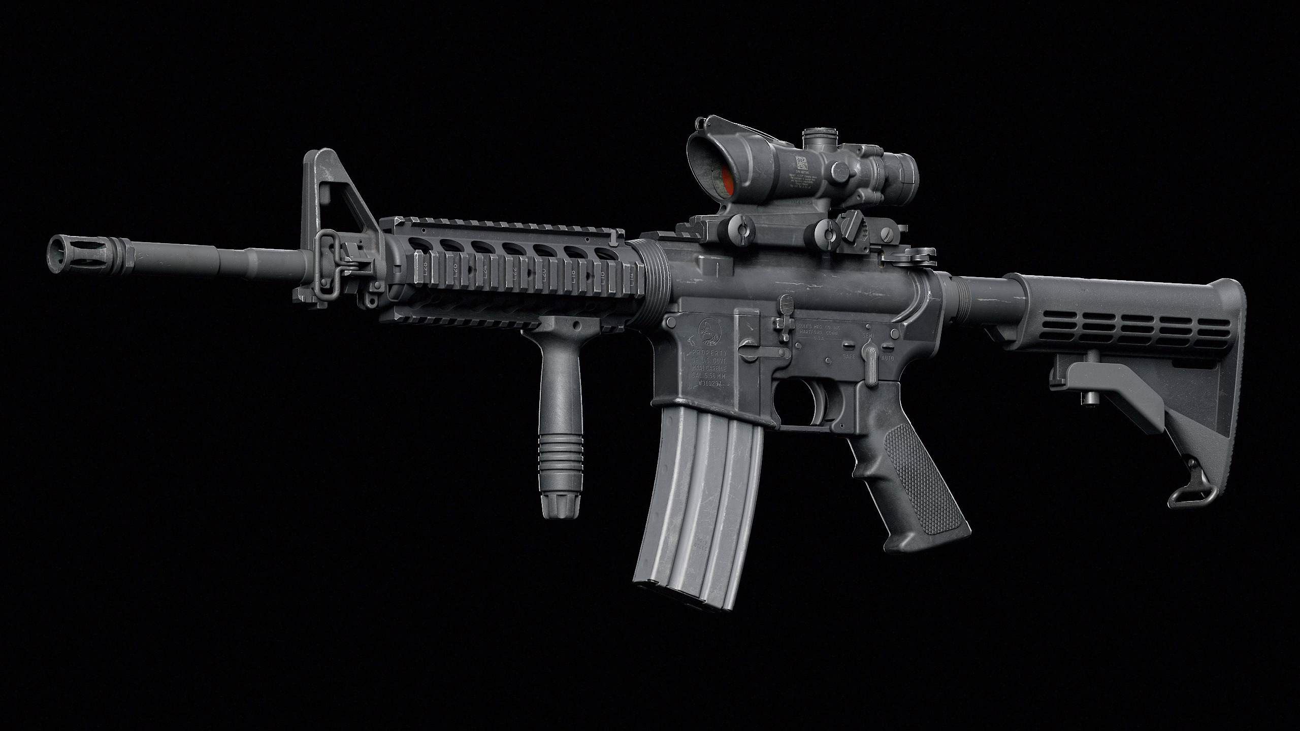 3D model M4A1-ACOG VR / AR / low-poly | CGTrader