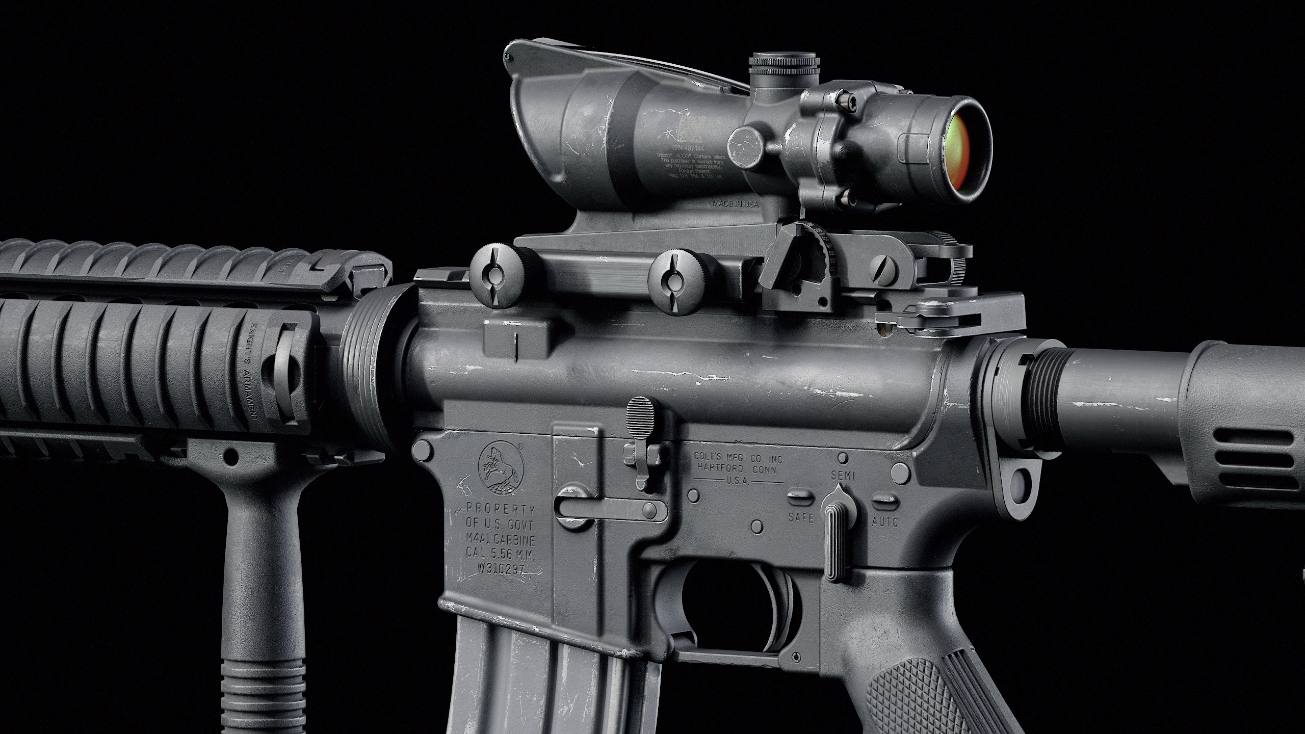 3D model M4A1-ACOG VR / AR / low-poly | CGTrader