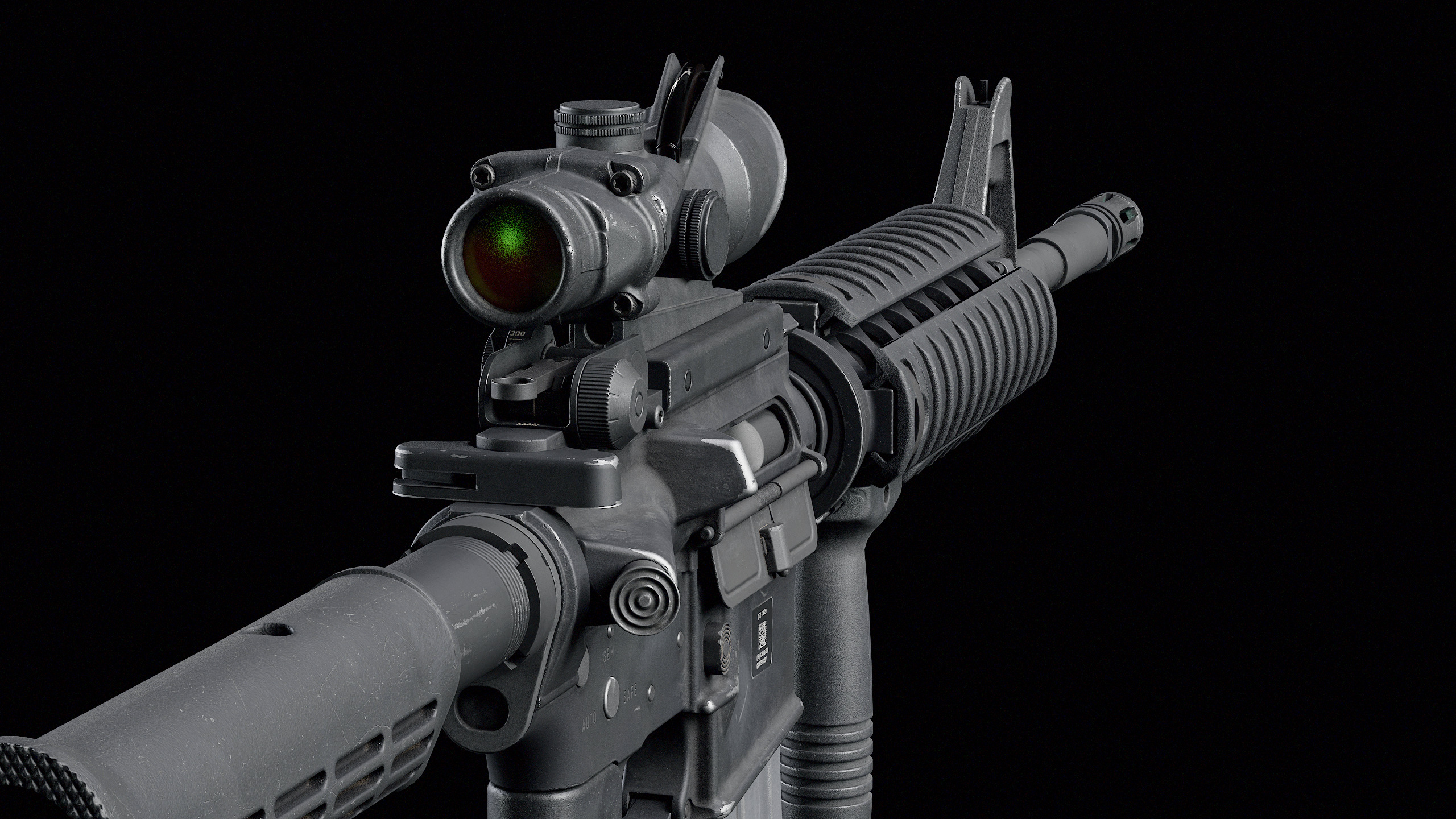 3D model M4A1-ACOG VR / AR / low-poly | CGTrader