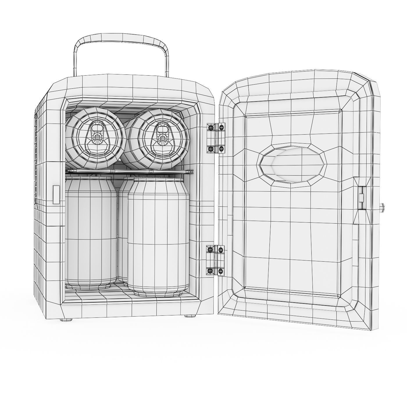 Mini Fridge Pepsi Cola 3D model | CGTrader