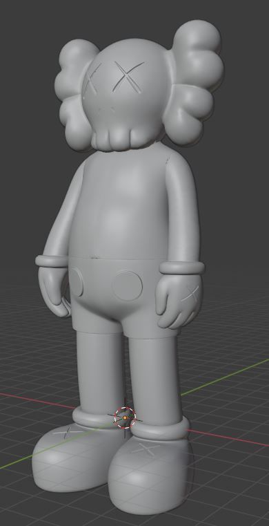 KAWS Companion 3D model 3D printable | CGTrader