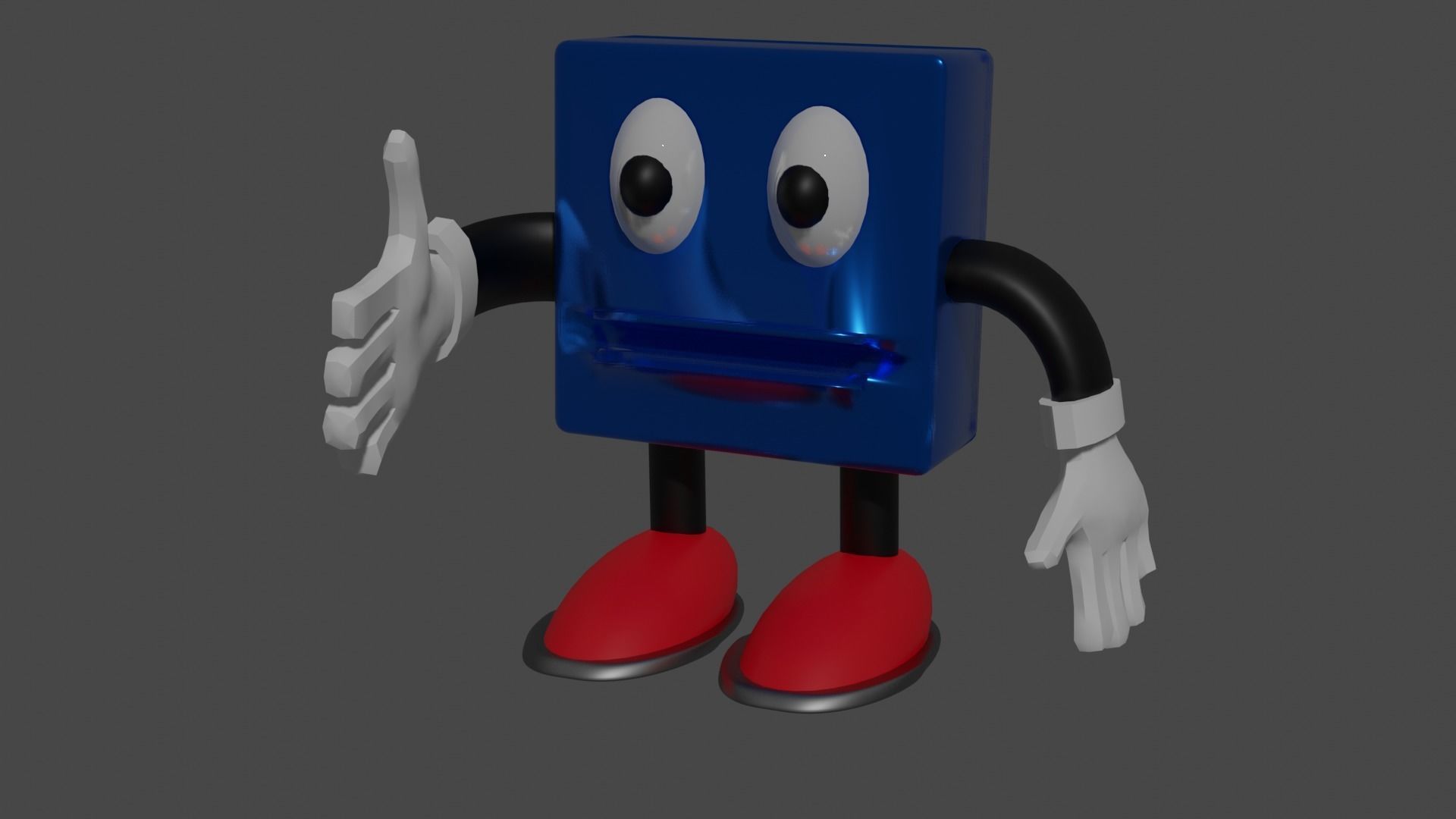 Rectangle Man free 3D model | CGTrader