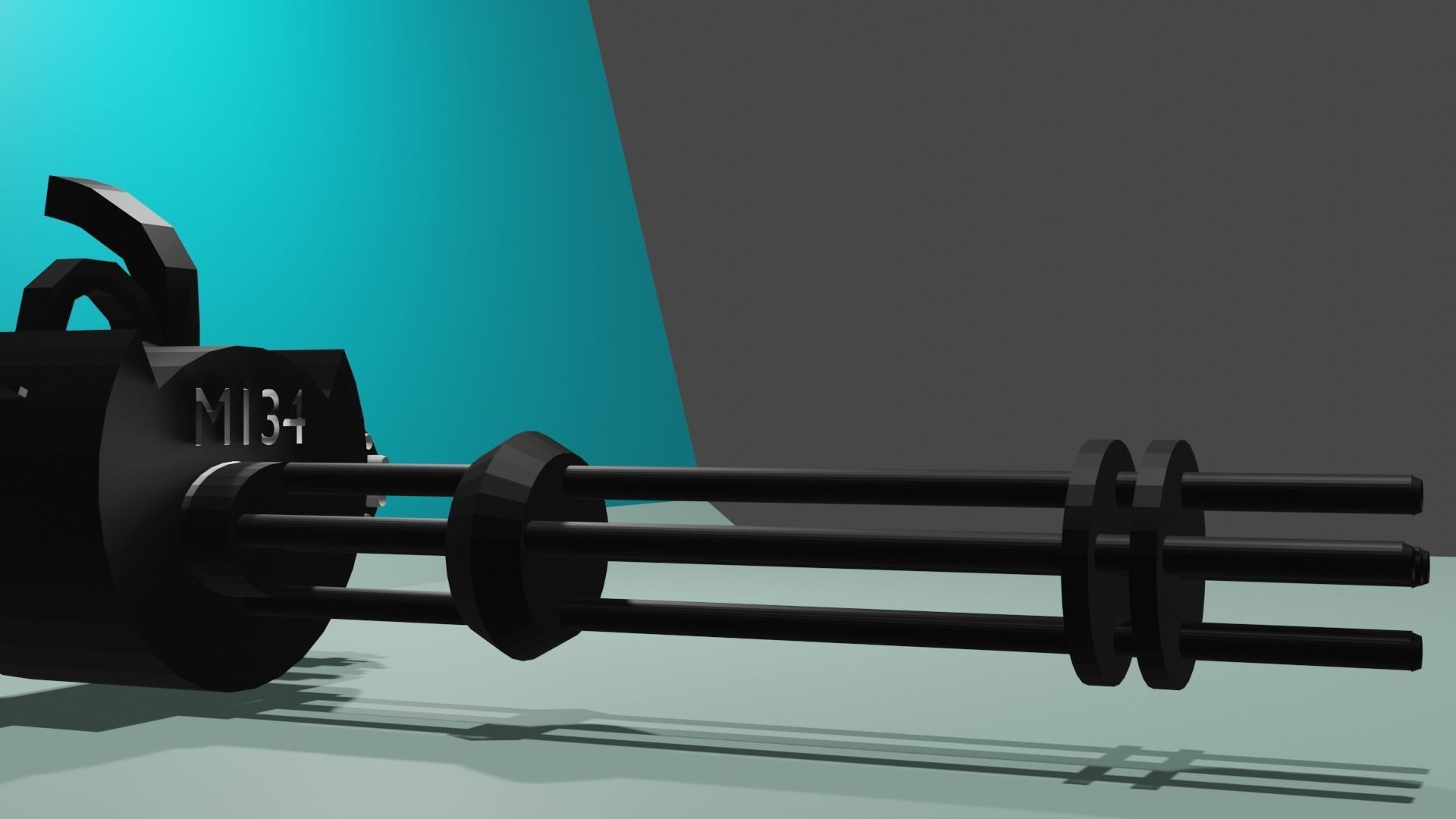 M134 Machine gun 3D model | CGTrader