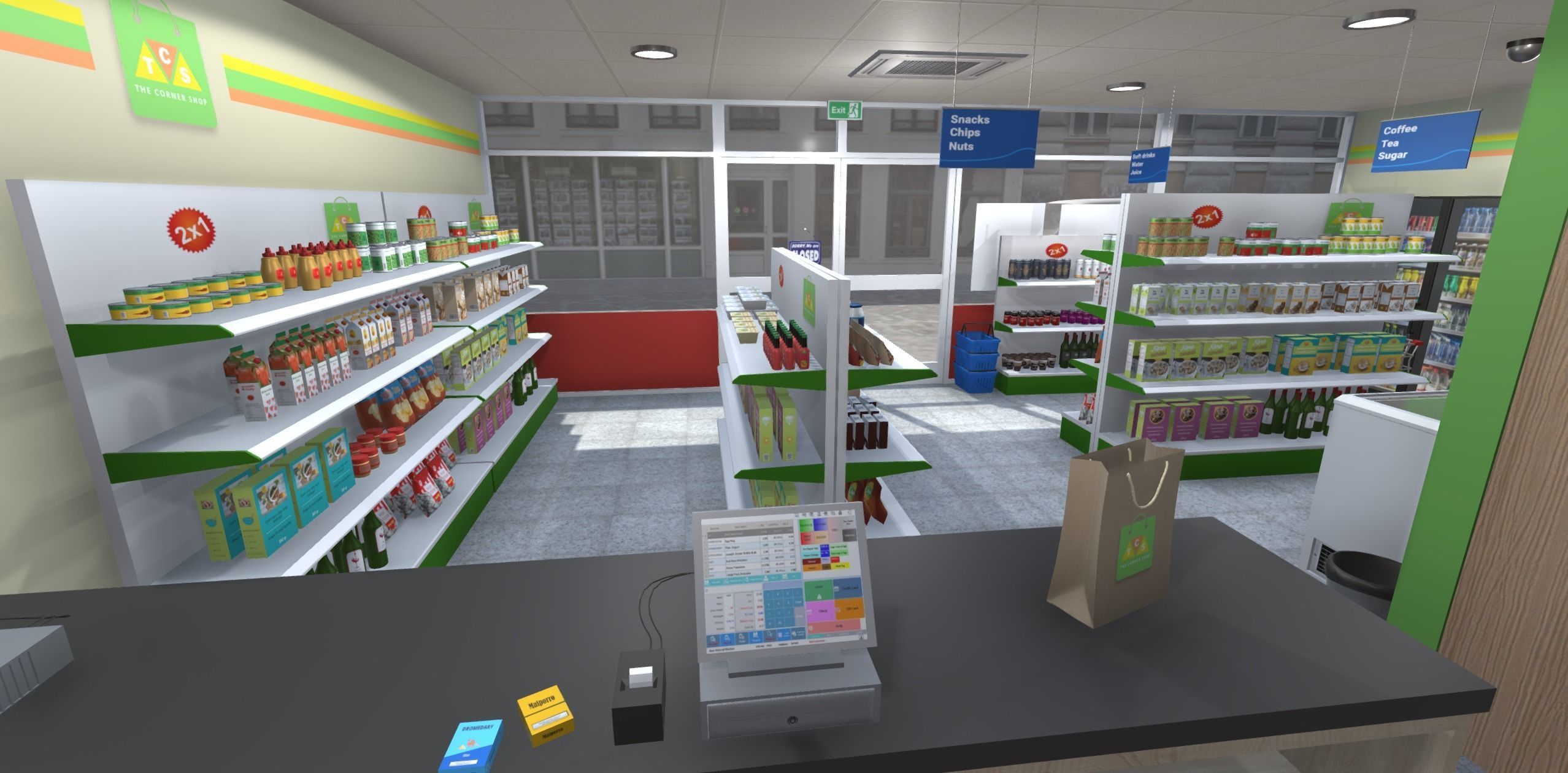 3D model Convenience Store 2 VR / AR / low-poly | CGTrader