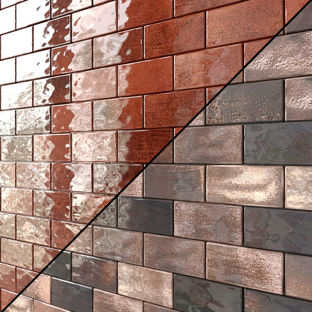 Emery Glazed Ceramic Tile 5 types 3D model | CGTrader
