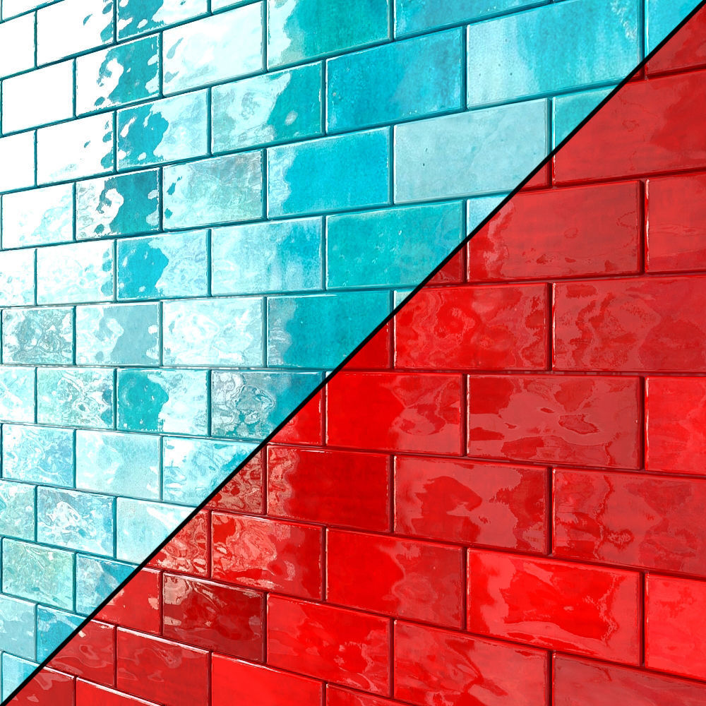 Emery Glazed Ceramic Tile 5 types 3D model | CGTrader