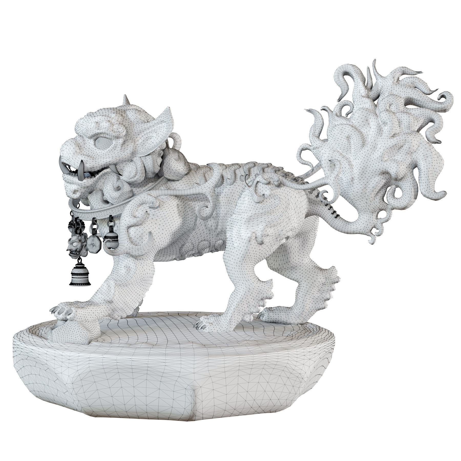 Foo dog 3D model | CGTrader