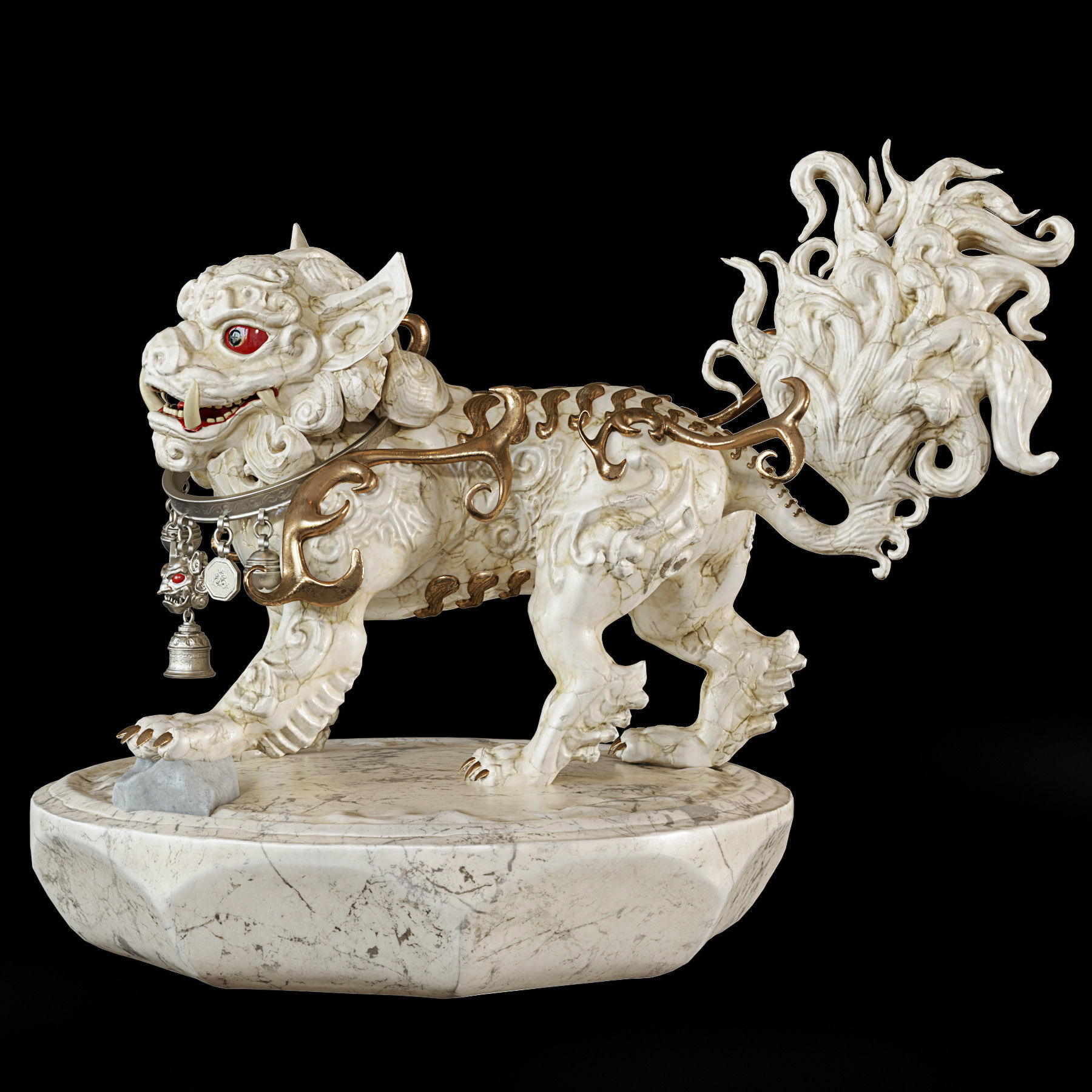 Foo dog 3D model | CGTrader