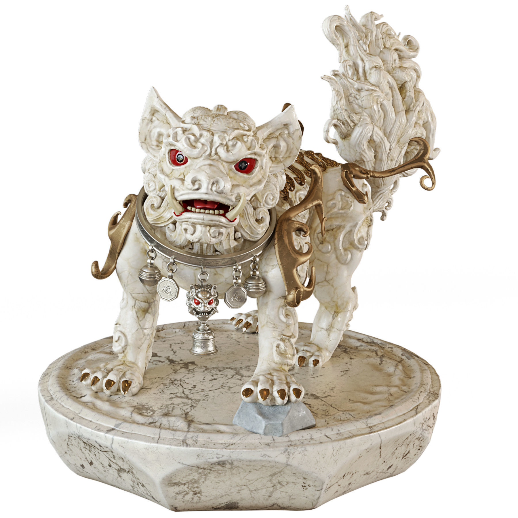 Foo dog 3D model | CGTrader