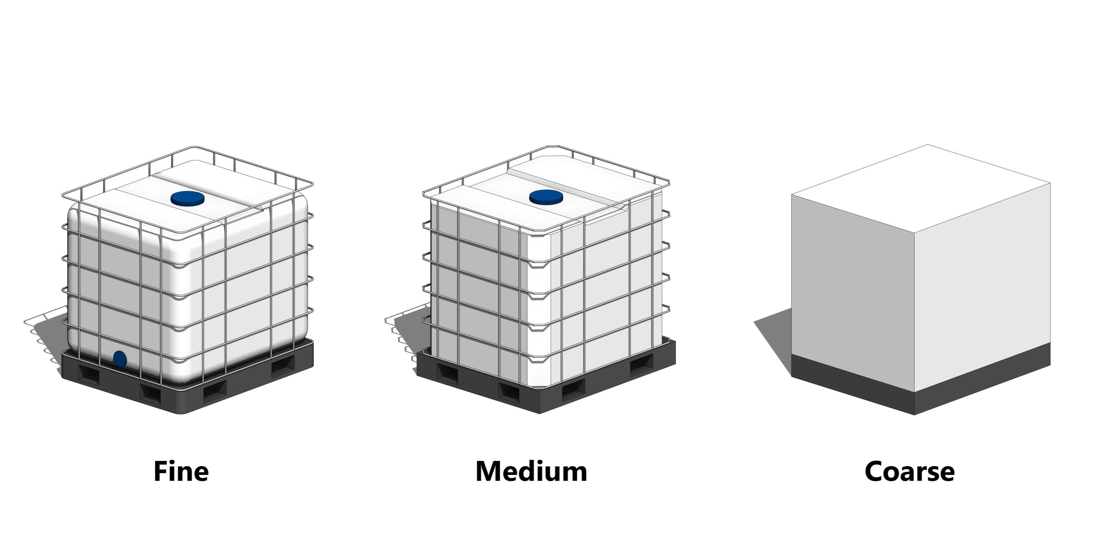 IBC Water Tank - Revit Family 3D model | CGTrader
