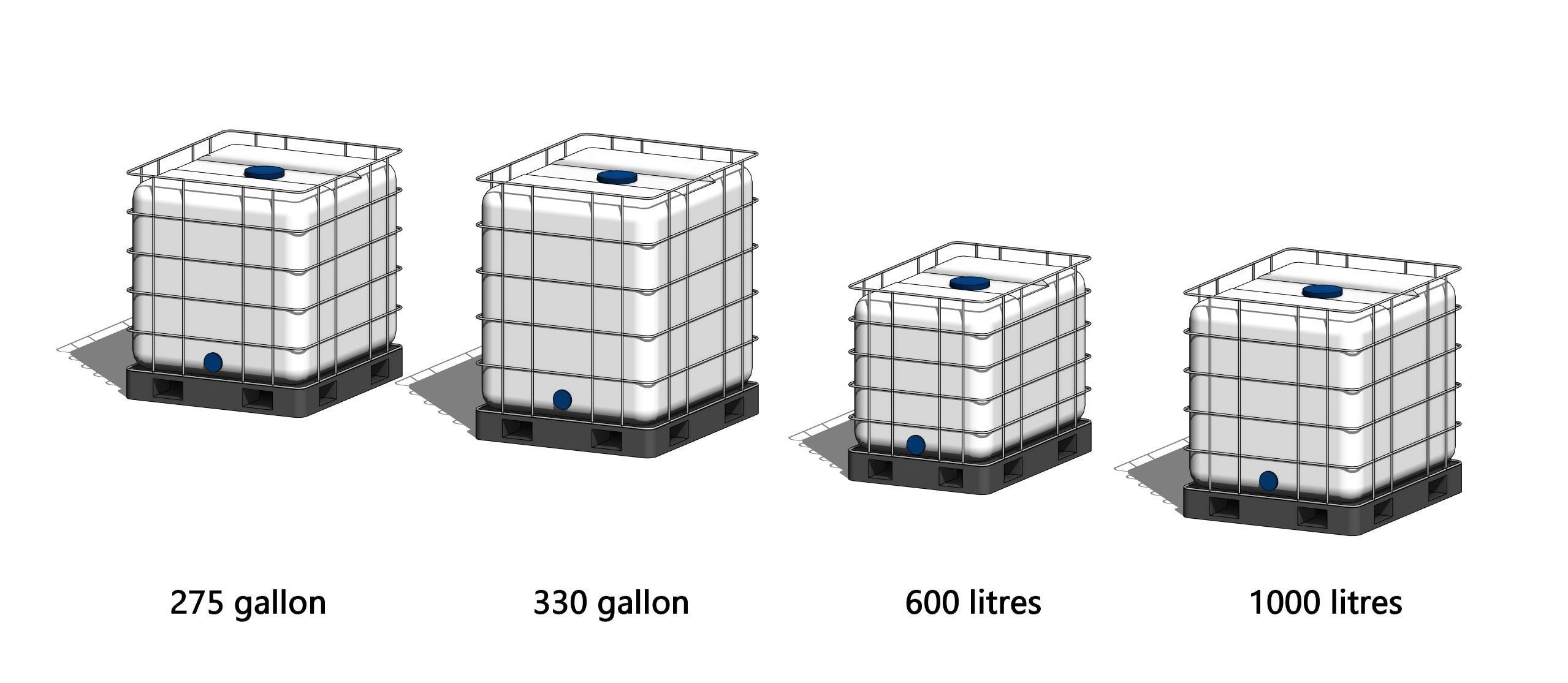 IBC Water Tank - Revit Family 3D model | CGTrader