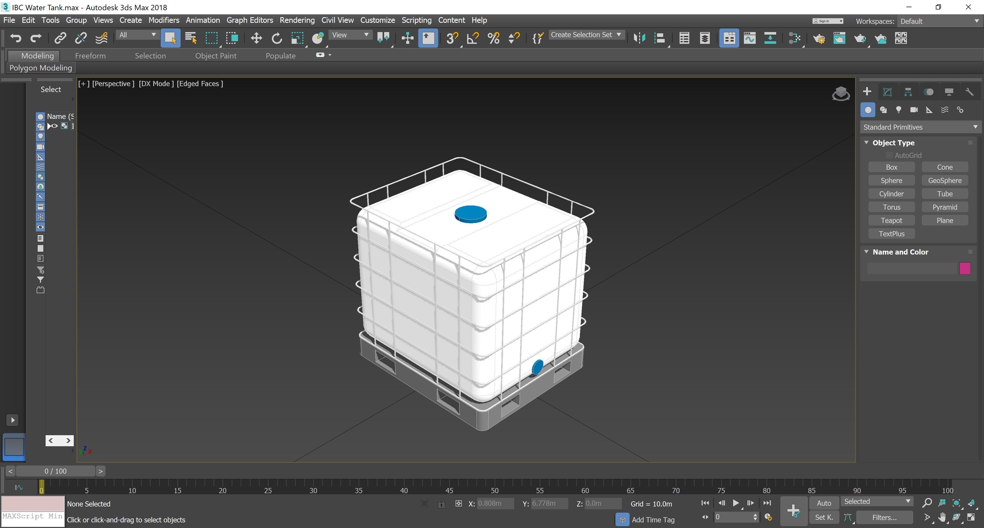 IBC Water Tank - Revit Family 3D model | CGTrader