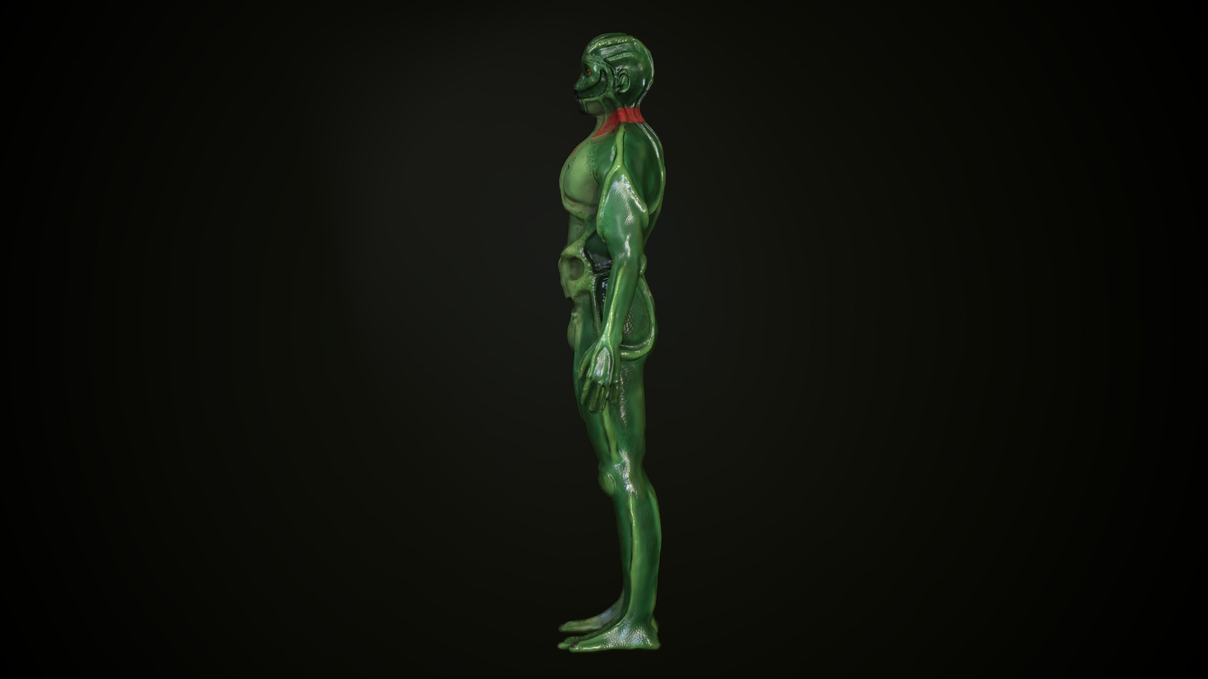 3D model Alien aboriginal VR / AR / low-poly rigged | CGTrader