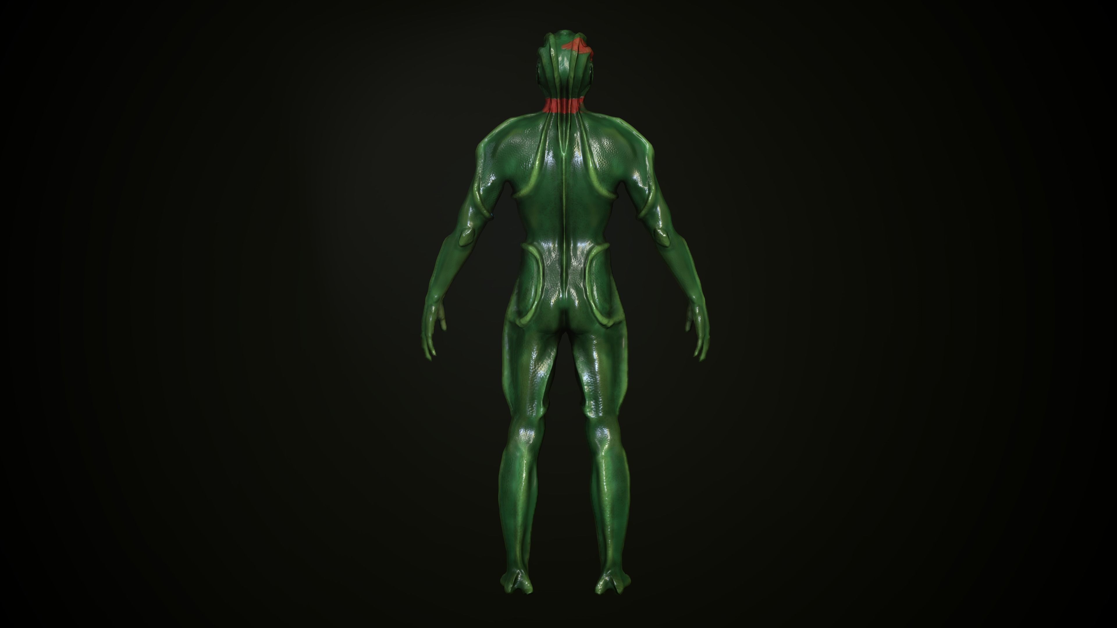 3D model Alien aboriginal VR / AR / low-poly rigged | CGTrader