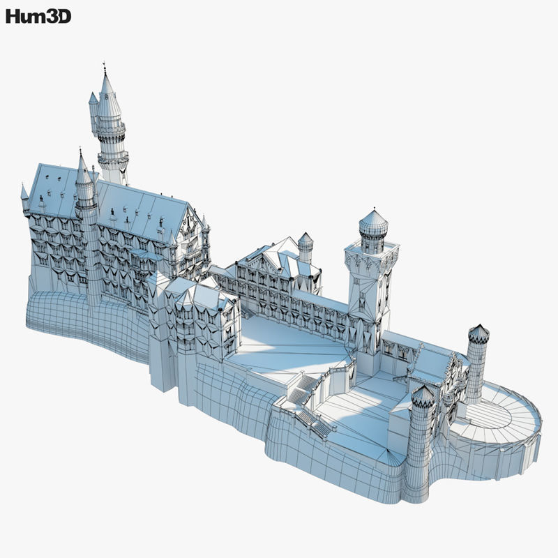 Neuschwanstein Castle 3D model | CGTrader