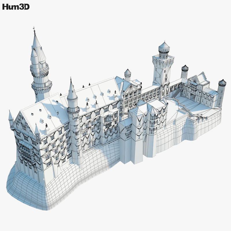 Neuschwanstein Castle 3D model | CGTrader