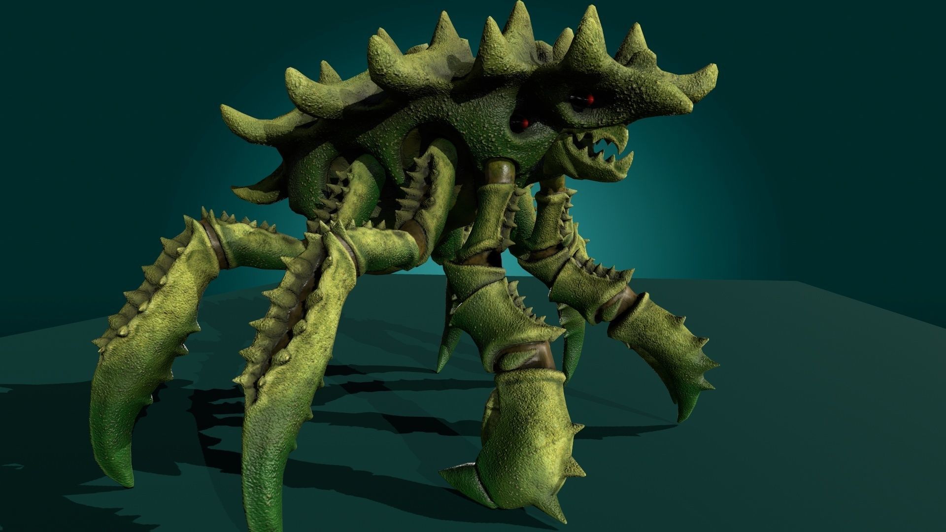 3D model Giant Crab Monster VR / AR / low-poly rigged animated | CGTrader