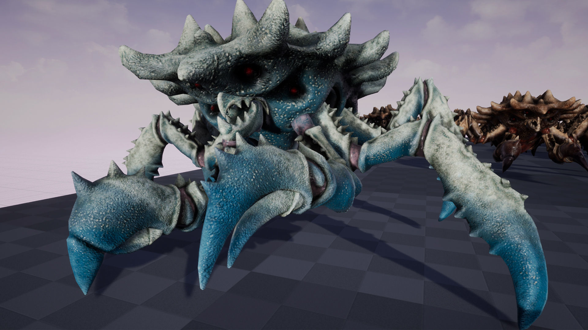 3D model Giant Crab Monster VR / AR / low-poly rigged animated | CGTrader