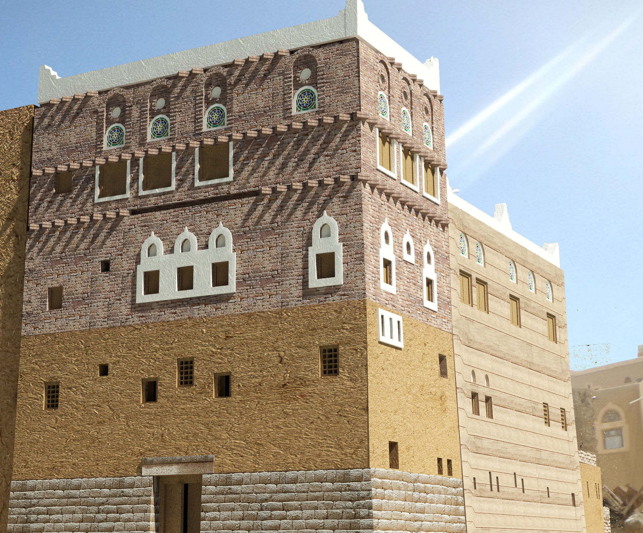 Historical Yemeni house - with high detailed exterior 3D model | CGTrader