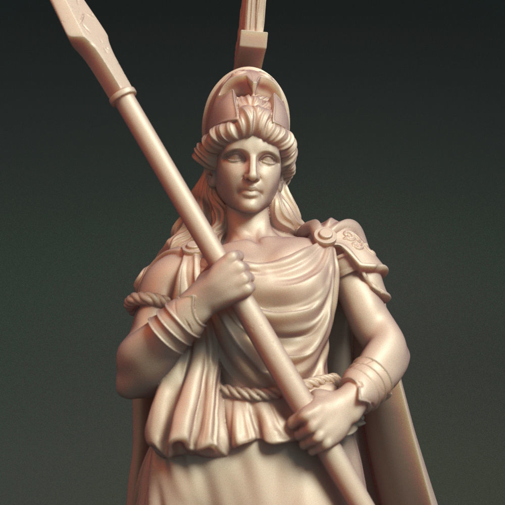 Athena - Daughters of Athena 3D model 3D printable OBJ STL
