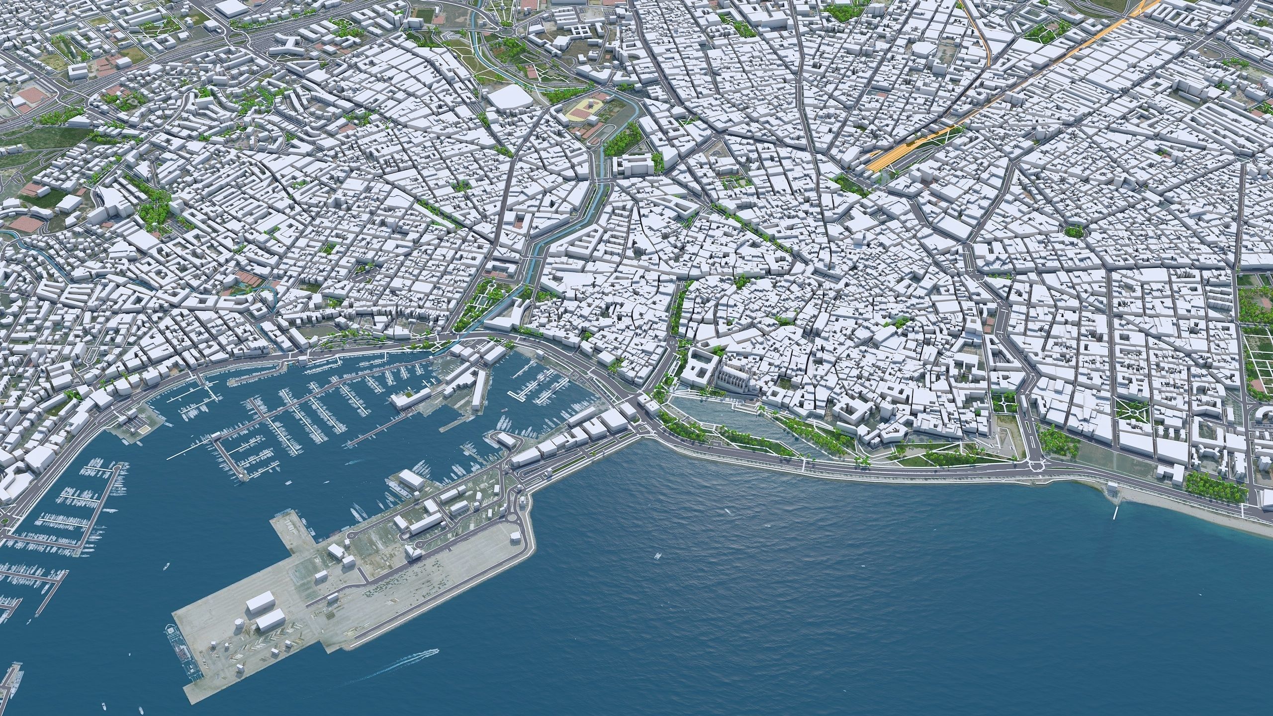 3D model Palma City Spain VR / AR / low-poly | CGTrader
