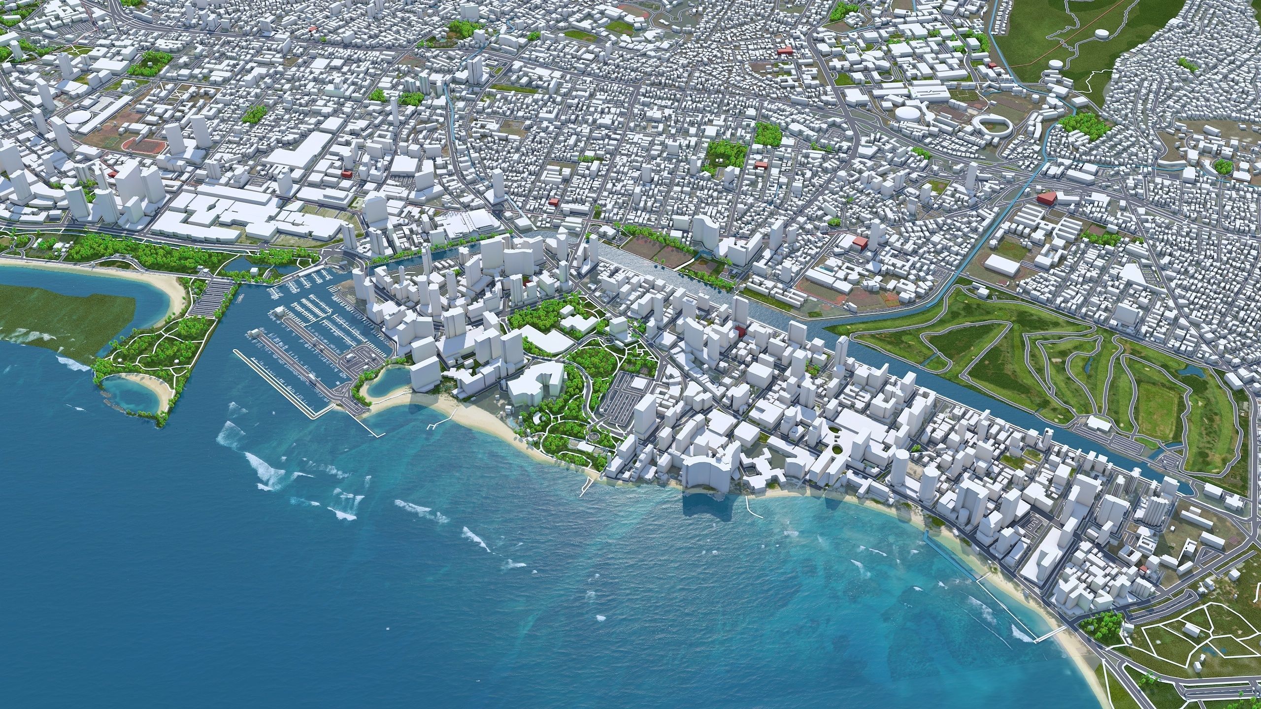 3D model Oahu Island Hawaii USA VR / AR / low-poly | CGTrader