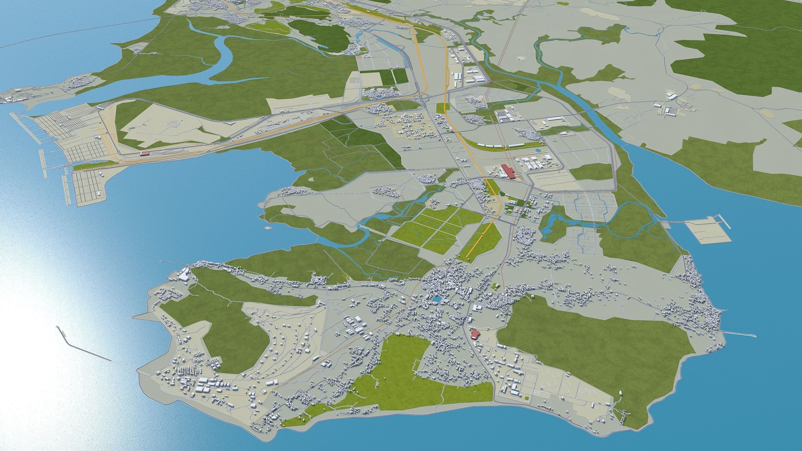 3D model Navi Mumbai India VR / AR / low-poly | CGTrader