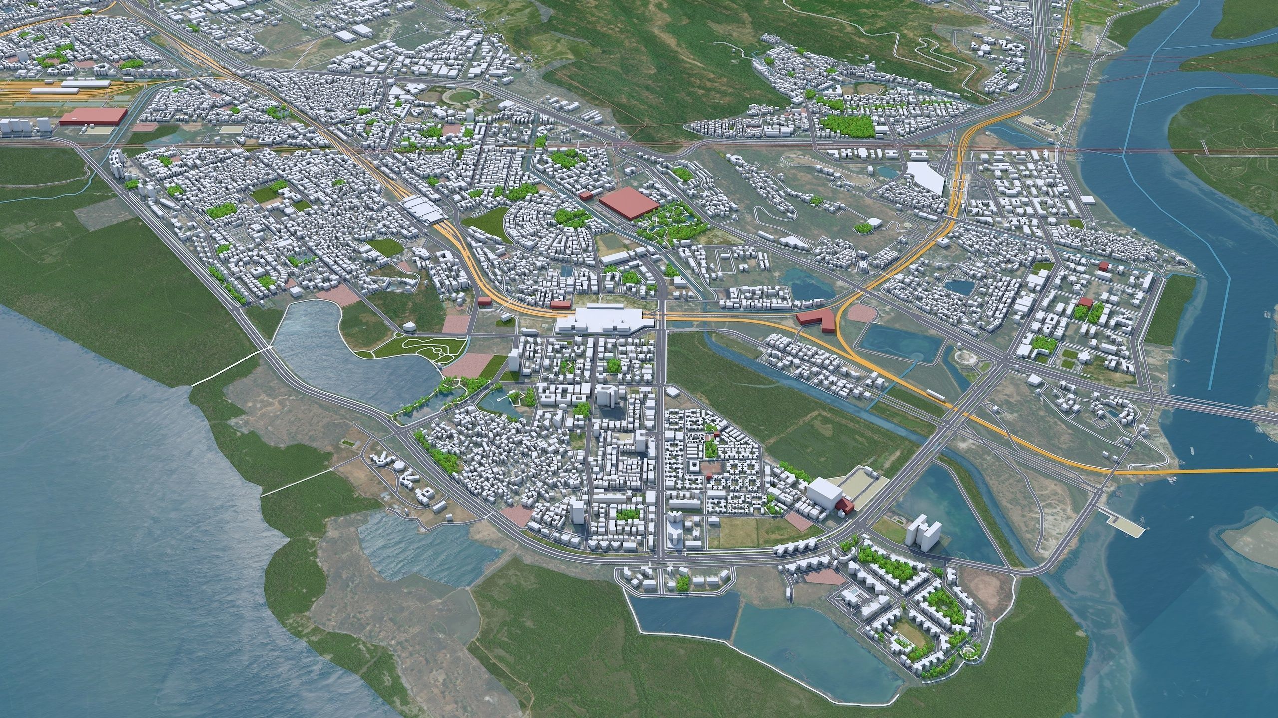 3D model Navi Mumbai India VR / AR / low-poly | CGTrader