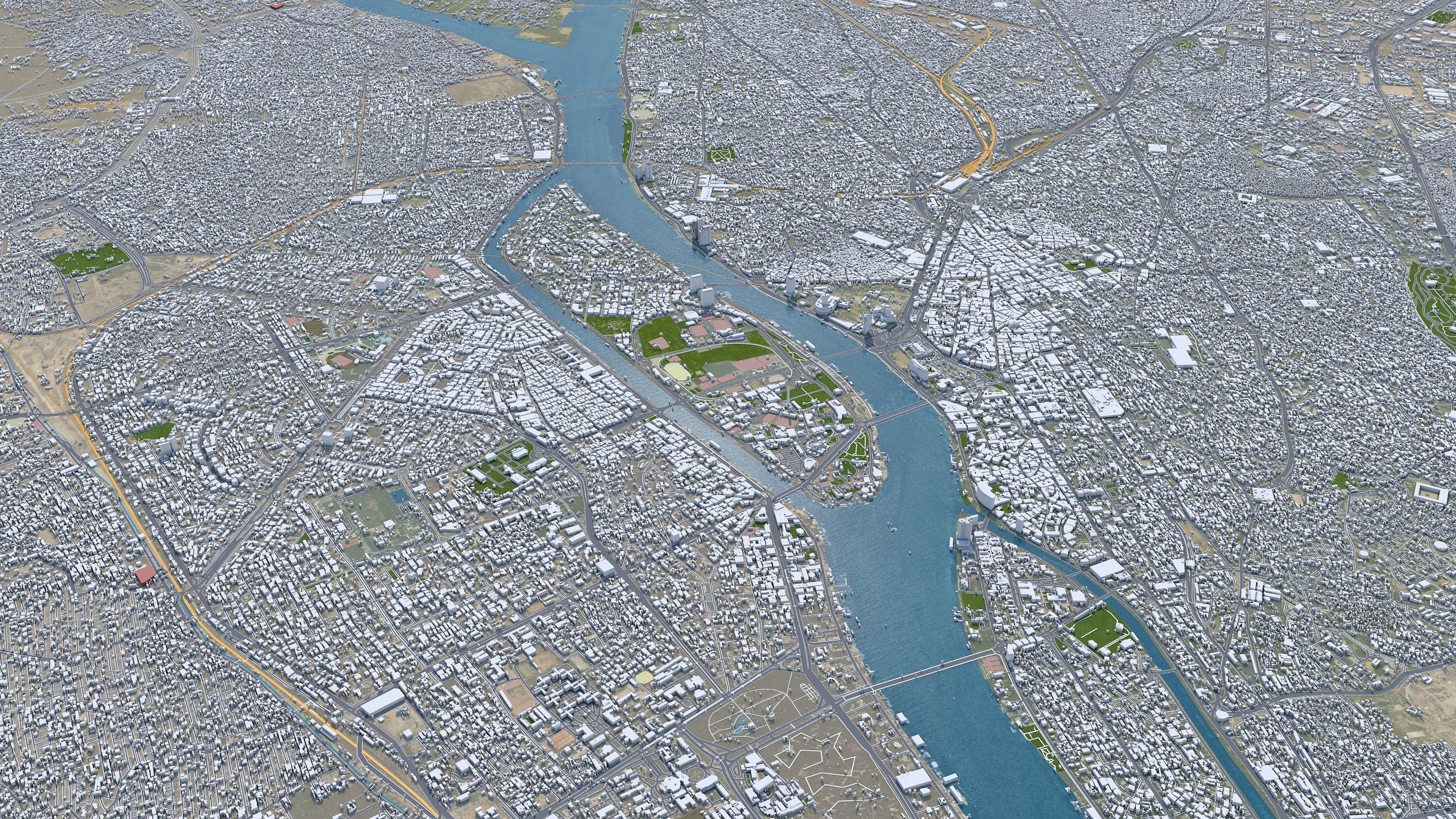 3D model Cairo City in Egypt VR / AR / low-poly | CGTrader