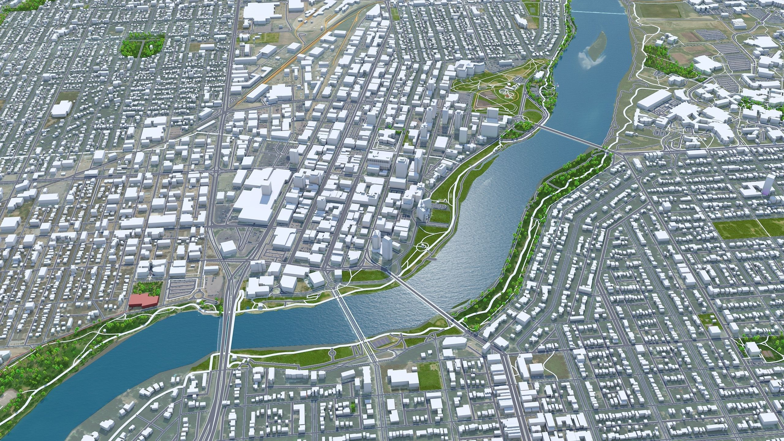 3D model Saskatoon Canada VR / AR / low-poly | CGTrader