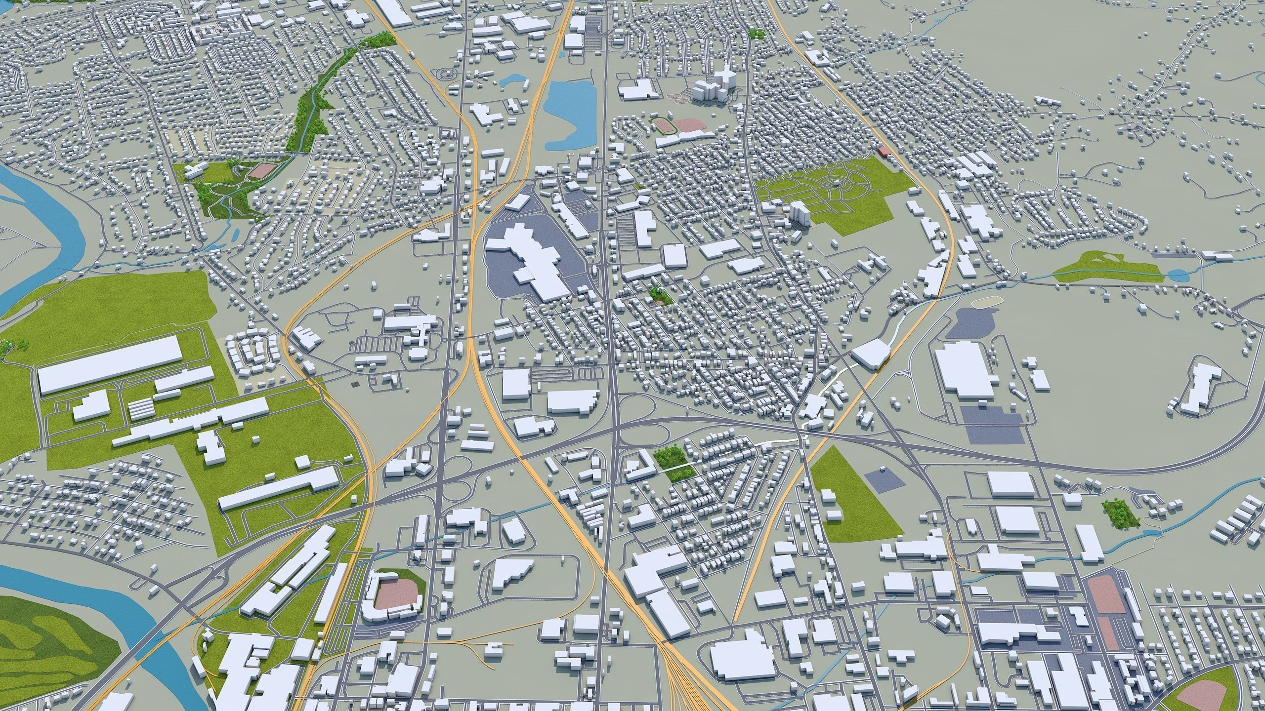 3D model Reading Pennsylvania USA VR / AR / low-poly | CGTrader