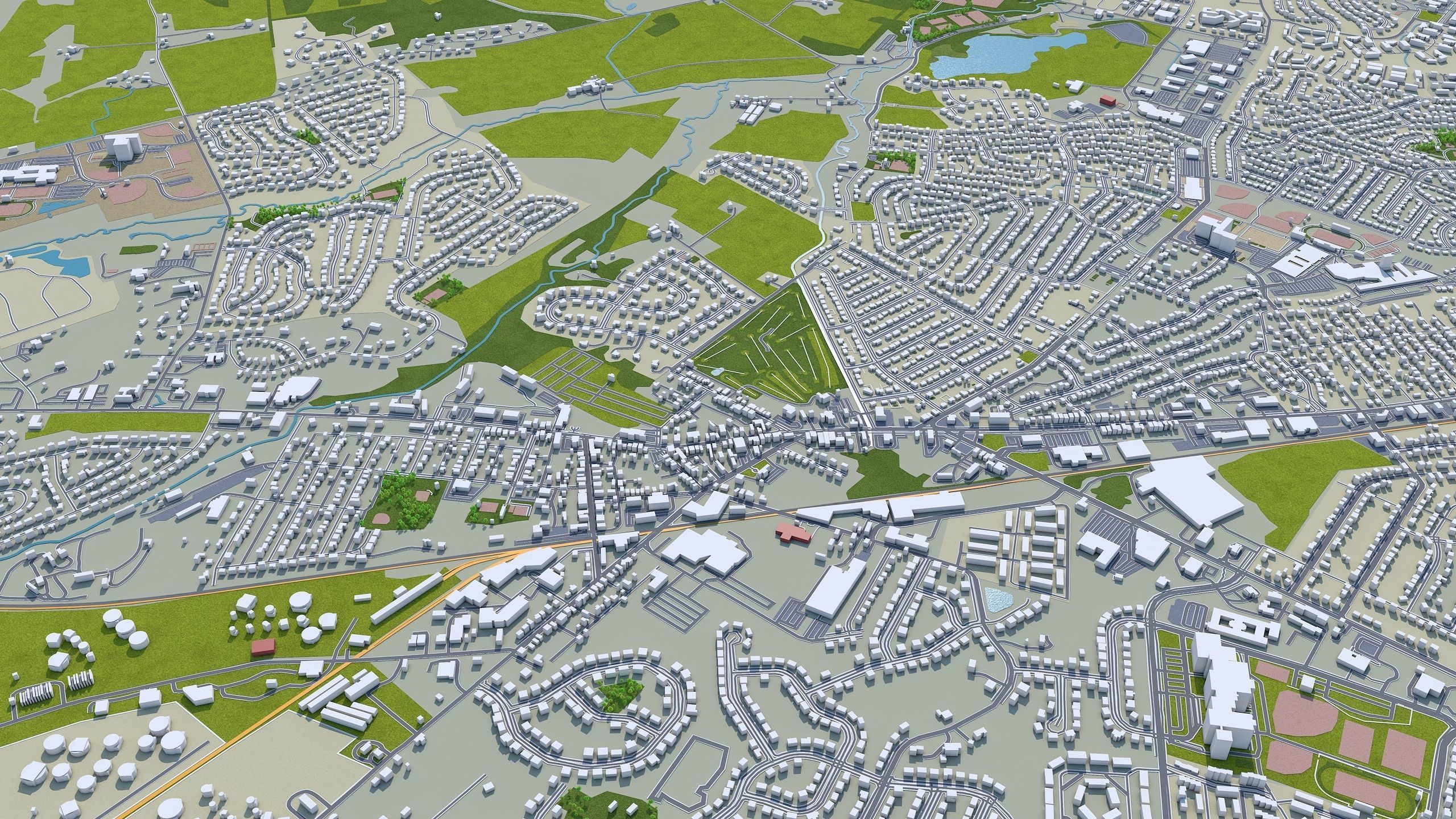 3D model Reading Pennsylvania USA VR / AR / low-poly | CGTrader