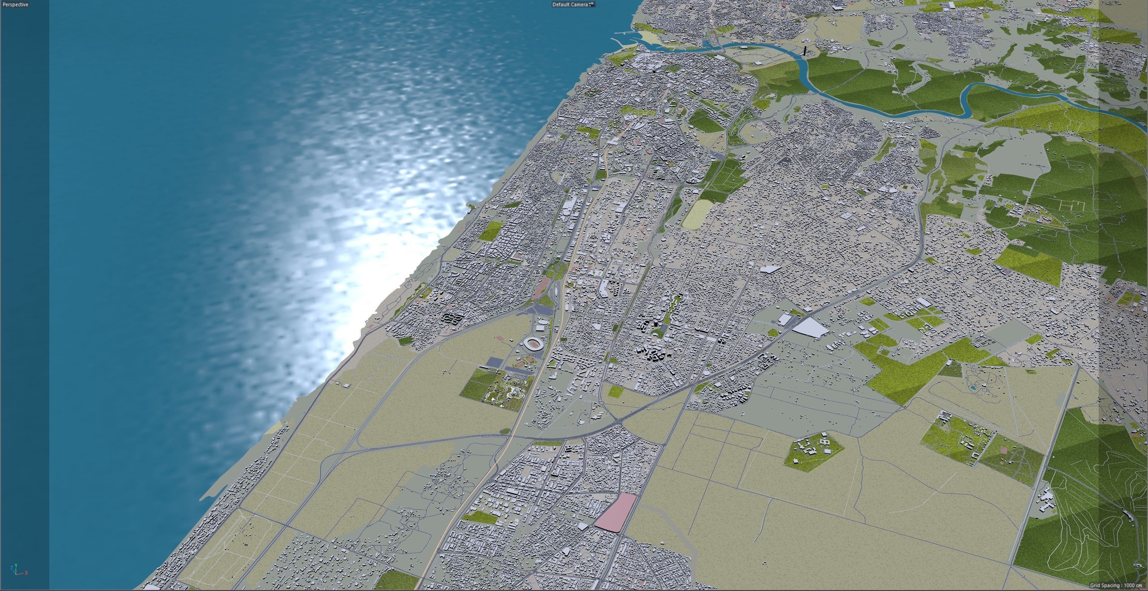 3D model Rabat City Morocco VR / AR / low-poly | CGTrader