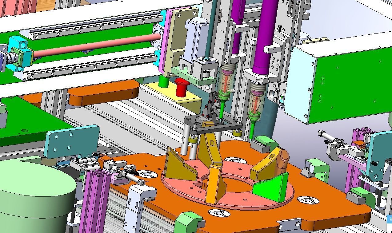 Air speaker rear cover assembly line 3D model | CGTrader