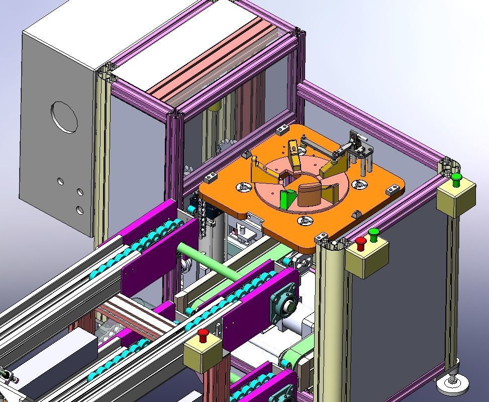 Air speaker rear cover assembly line 3D model | CGTrader